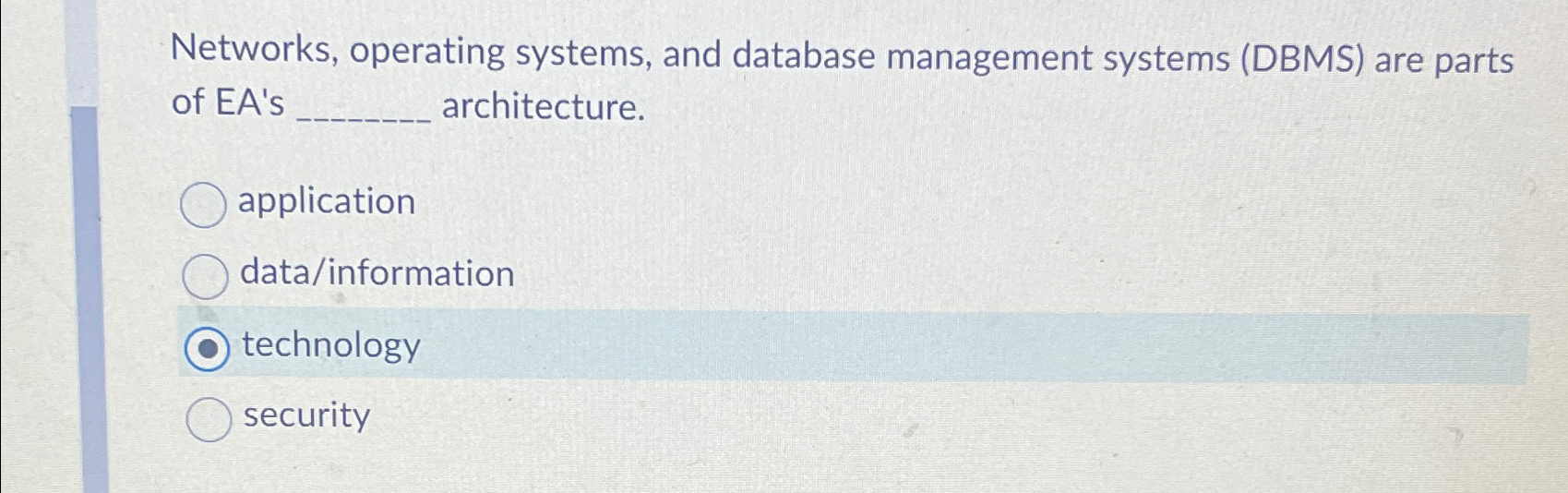 Solved Networks, operating systems, and database management | Chegg.com