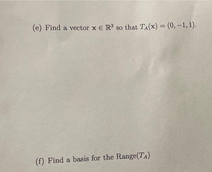 Solved 20 points) Let T : R3 R3 be the linear transformation | Chegg.com