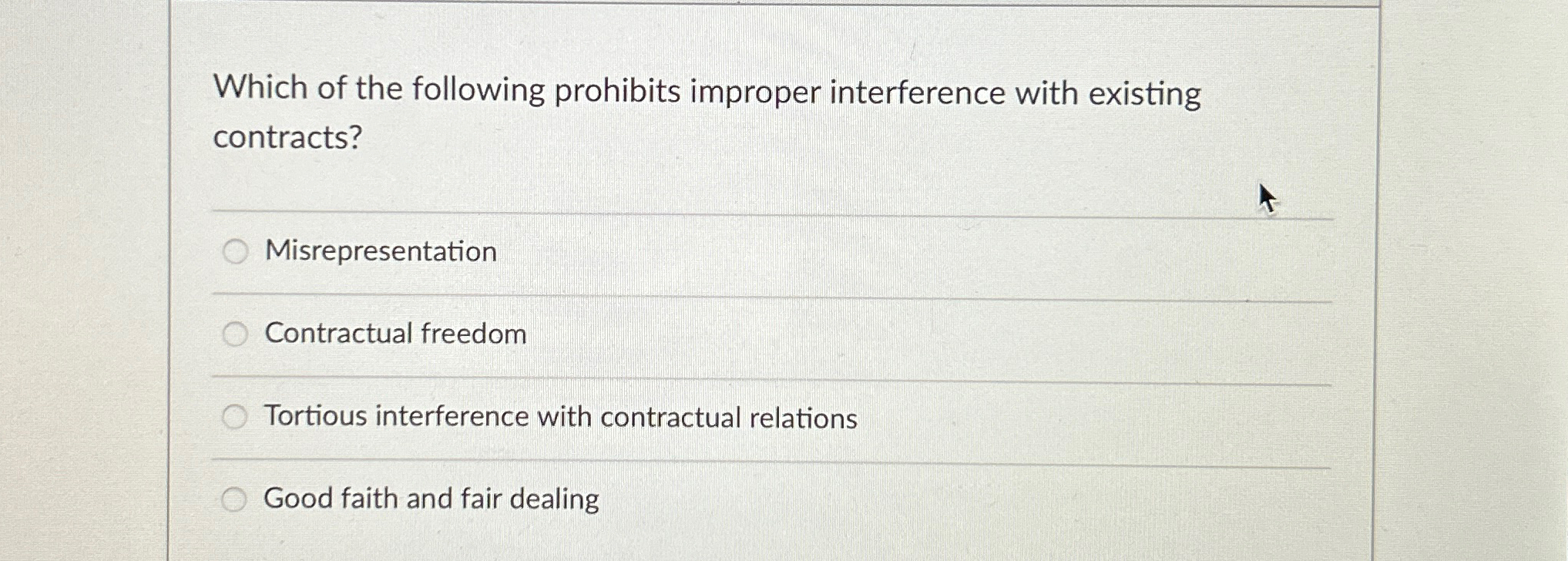 Solved Which of the following prohibits improper | Chegg.com