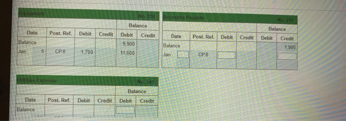 Requirement 3. The following selected four-column | Chegg.com