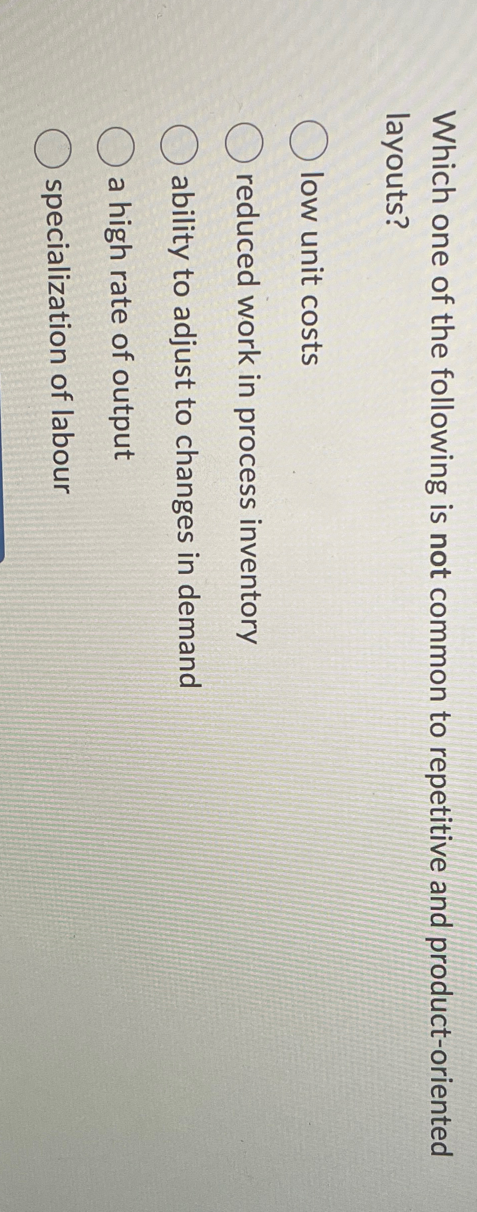 Solved Which one of the following is not common to | Chegg.com