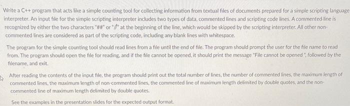 Solved Write a C++ program that acts like a simple counting | Chegg.com