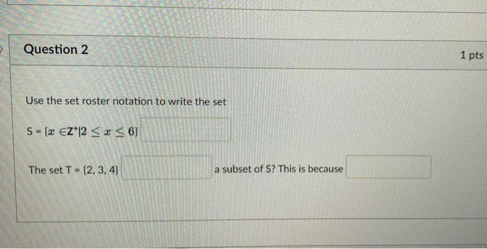Solved Use the set roster notation to write the set | Chegg.com