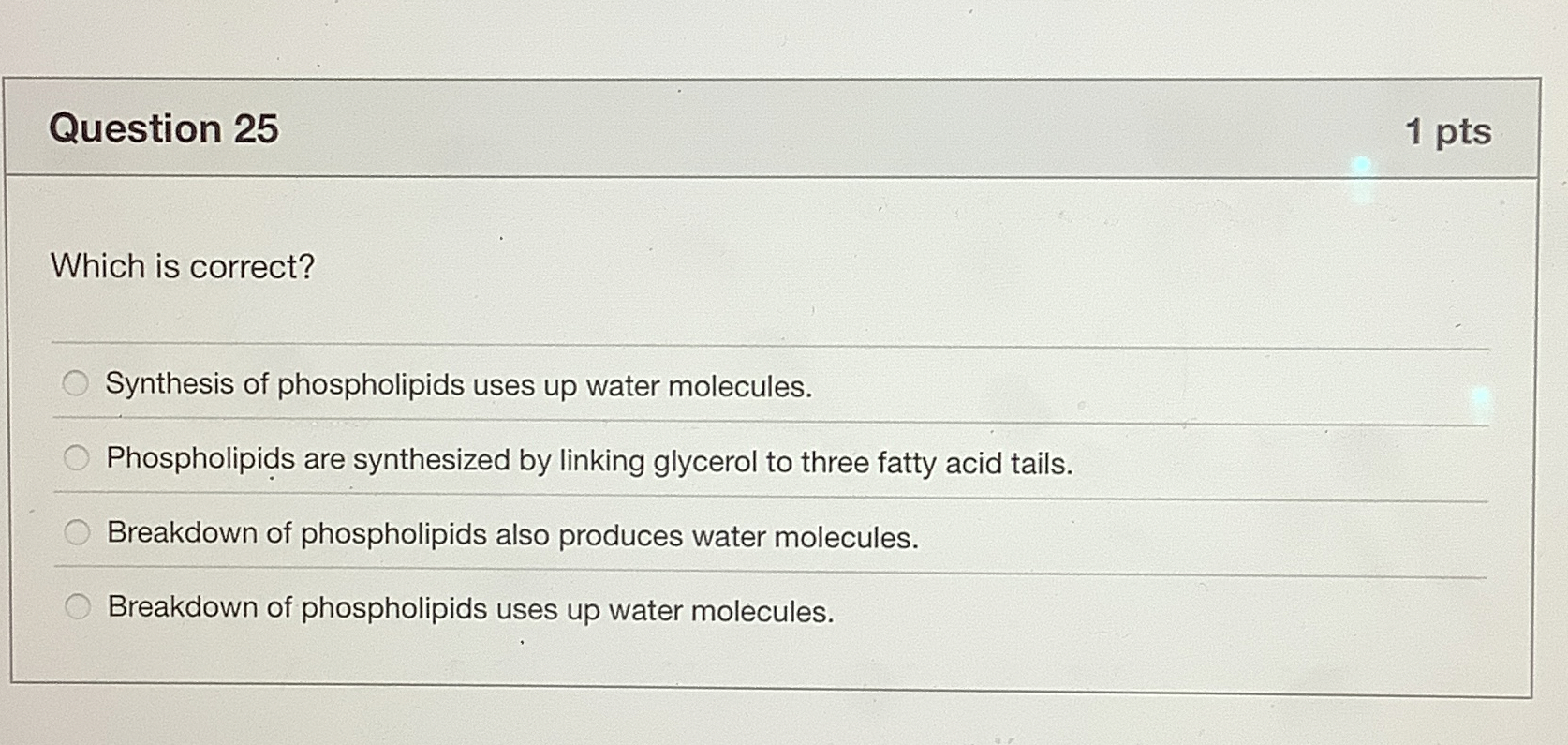 Solved Question 25Which is correct?Synthesis of | Chegg.com