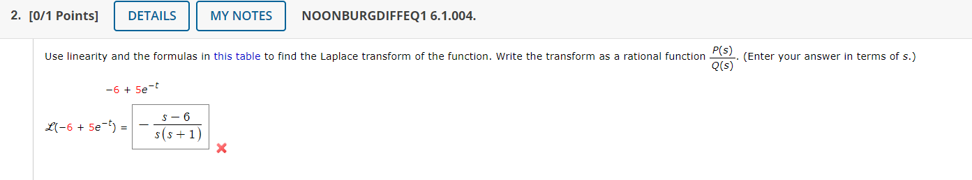 Solved Use linearity and the formulas in this table to find | Chegg.com