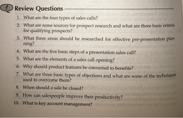 Solved ? Review Questions 1. What are the four types of | Chegg.com