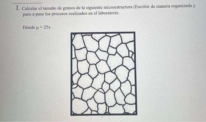 Solved Calculate The Grain Size Of The Next Microstructure