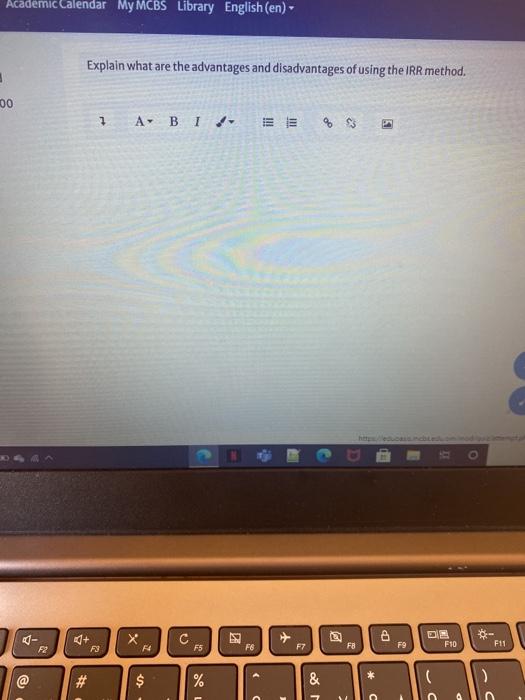 Solved Academic Calendar My MCBS Library English (en) | Chegg.com