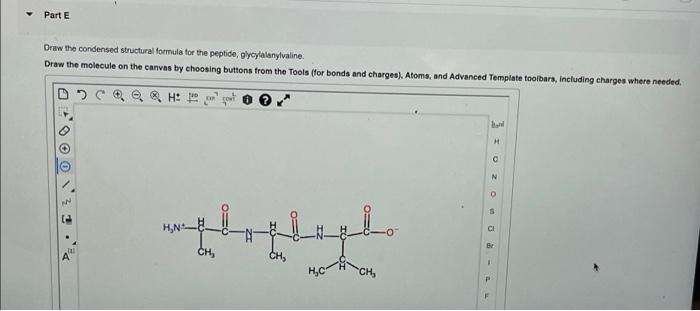 Solved Part C Draw the line-angle formula for the peptide, | Chegg.com