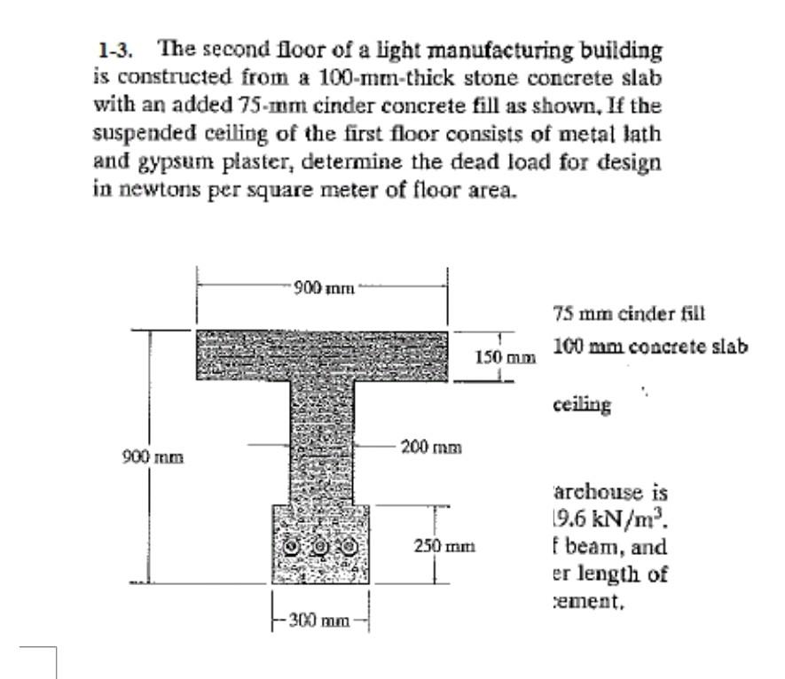 Solved 1-3. The second floor of a light manufacturing | Chegg.com