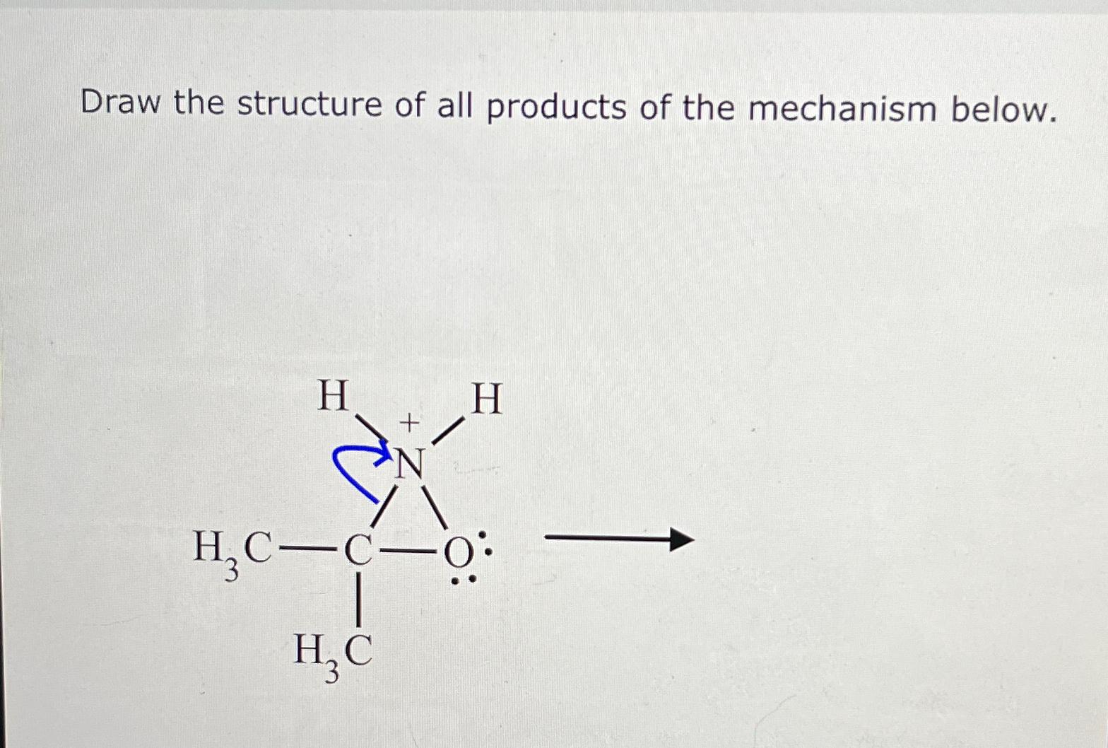 Solved Draw the structure of all products of the mechanism | Chegg.com