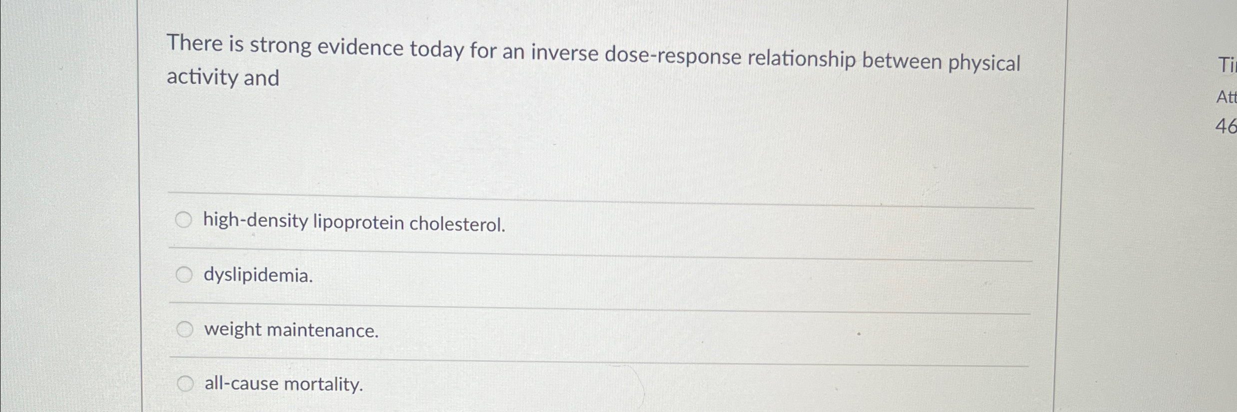 Solved There is strong evidence today for an inverse | Chegg.com