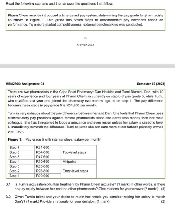 Solved Pharm Chem recently introduced a time-based pay | Chegg.com