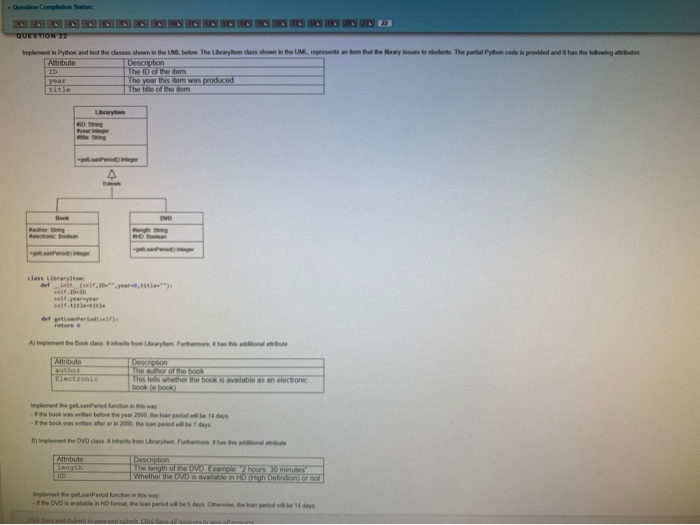 Solved Question Completion Status: QUESTION 27 Implement in | Chegg.com