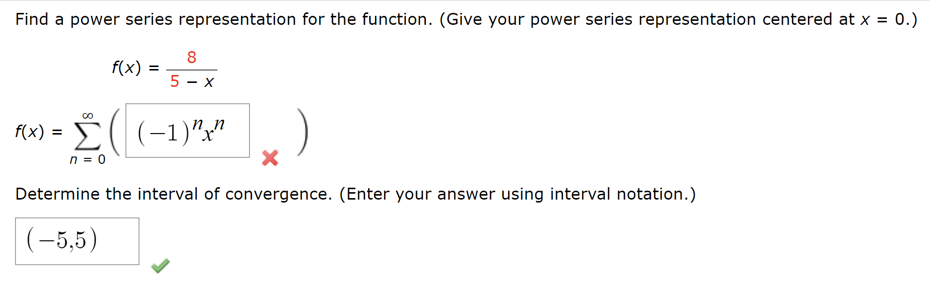 Solved Find a power series representation for the function. | Chegg.com