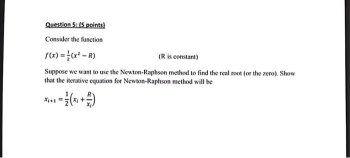 Solved Question 5: (5 points) Consider the function f(x) = | Chegg.com