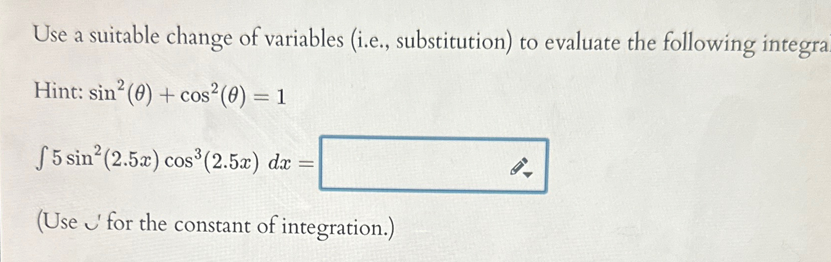 Solved Use a suitable change of variables (i.e., | Chegg.com