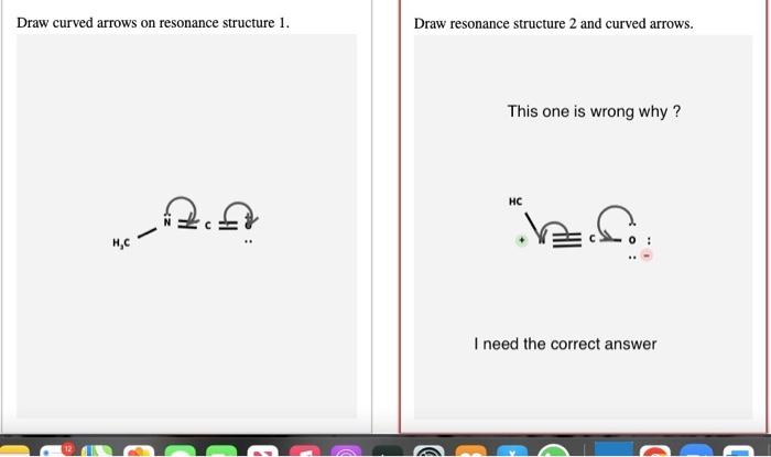 Solved Methyl isocyanate, shown as resonance structure 1 , | Chegg.com