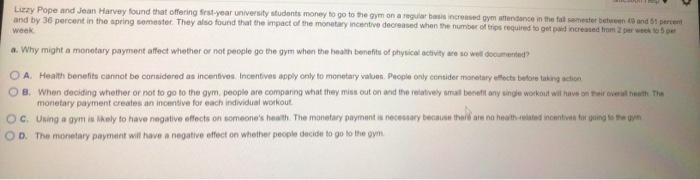 Solved Lizzy Pope and Jean Harvey found that offering | Chegg.com