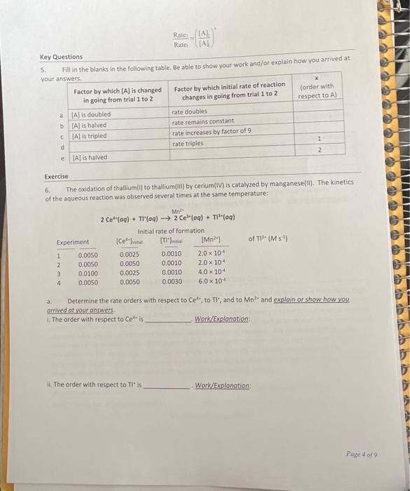 Solved For the generic chemical reaction: a A+b B→dD+eE the | Chegg.com