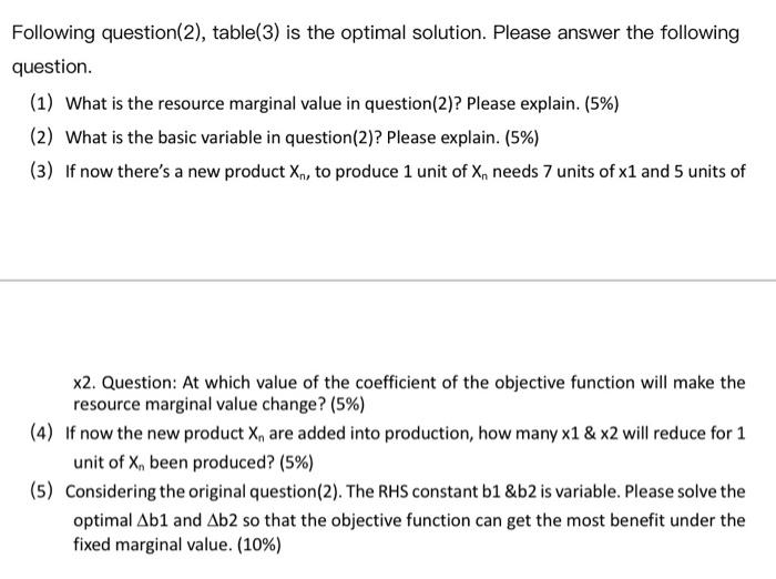 Solved 2. Solve the revised simplex method by using the | Chegg.com