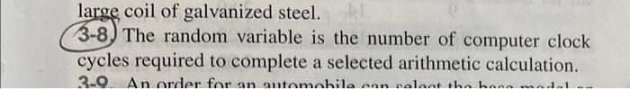 Solved 3-1 Discrete Random Variables For each of the | Chegg.com
