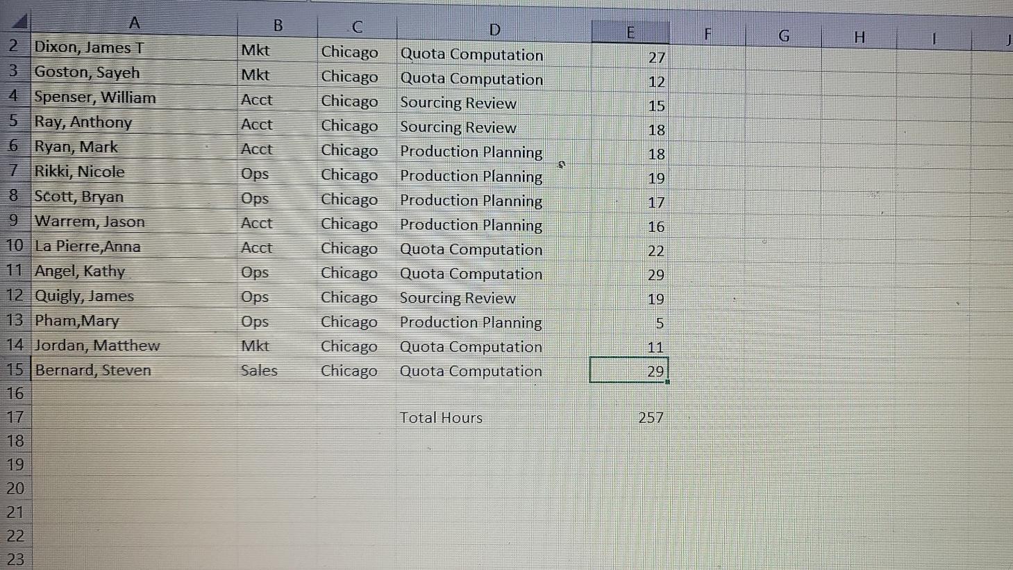 Solved Chapter 1 AE1-1. The spreadsheet in Microsoft Excel | Chegg.com