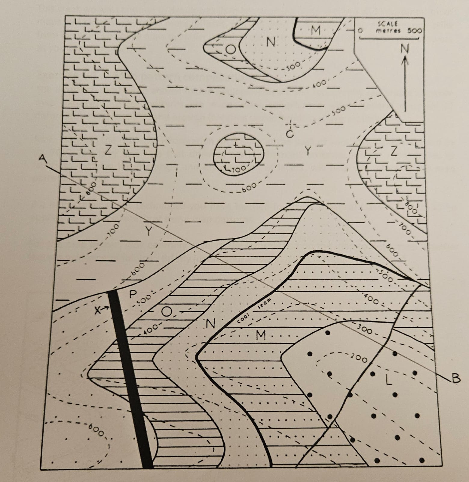Solved What are the steps to draw cross section AB? ﻿Make | Chegg.com