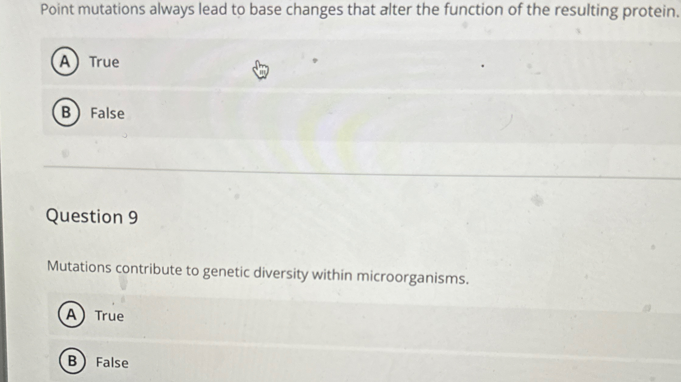 Solved Point mutations always lead to base changes that | Chegg.com