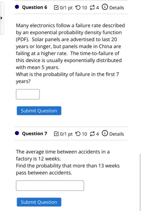 [Solved]: Many electronics follow a failure rate described