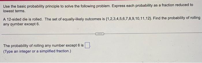 Solved Use the basic probability principle to solve the | Chegg.com