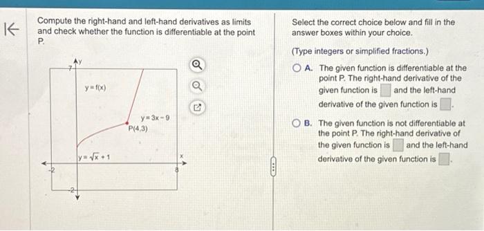 Solved Compute the right-hand and left-hand derivatives as | Chegg.com