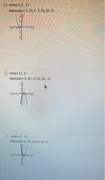 Solved Graph the function using its vertex, axis of | Chegg.com