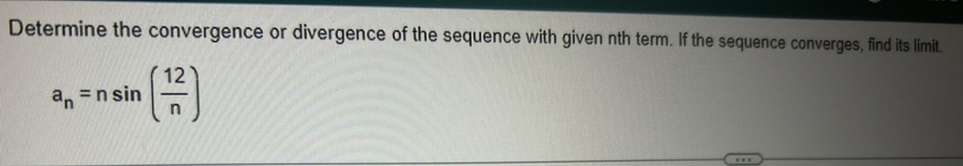 Solved Determine the convergence or divergence of the | Chegg.com