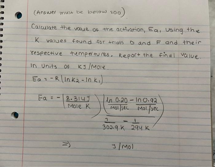 Solved I'm supposed to get number which is lower than 100 | Chegg.com