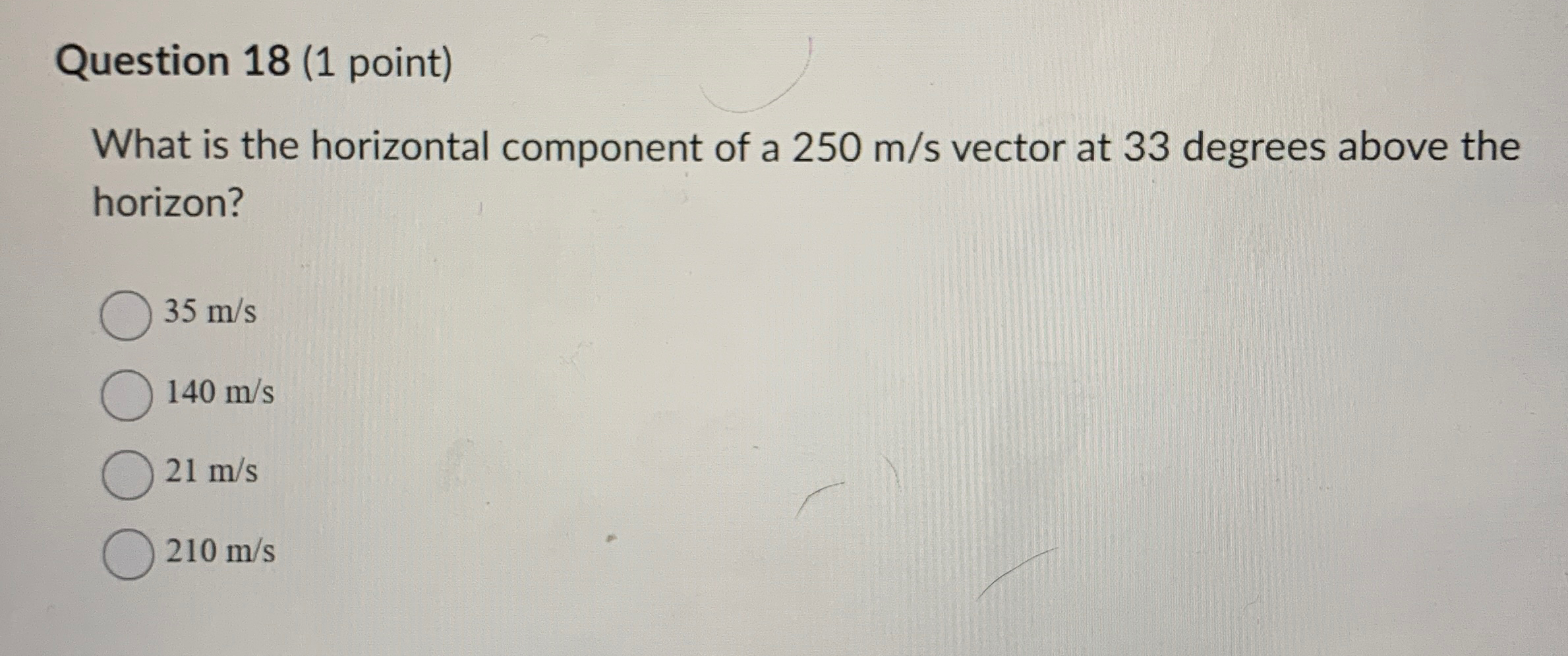 Solved Question 18 (1 ﻿point)What is the horizontal | Chegg.com