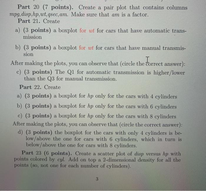 Solved #Part 1 library(ggplot2) library(data.table) library | Chegg.com