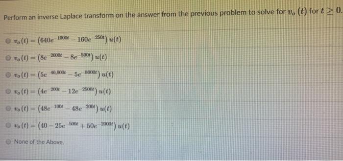 Solved The make-before-break switch in the circuit shown | Chegg.com