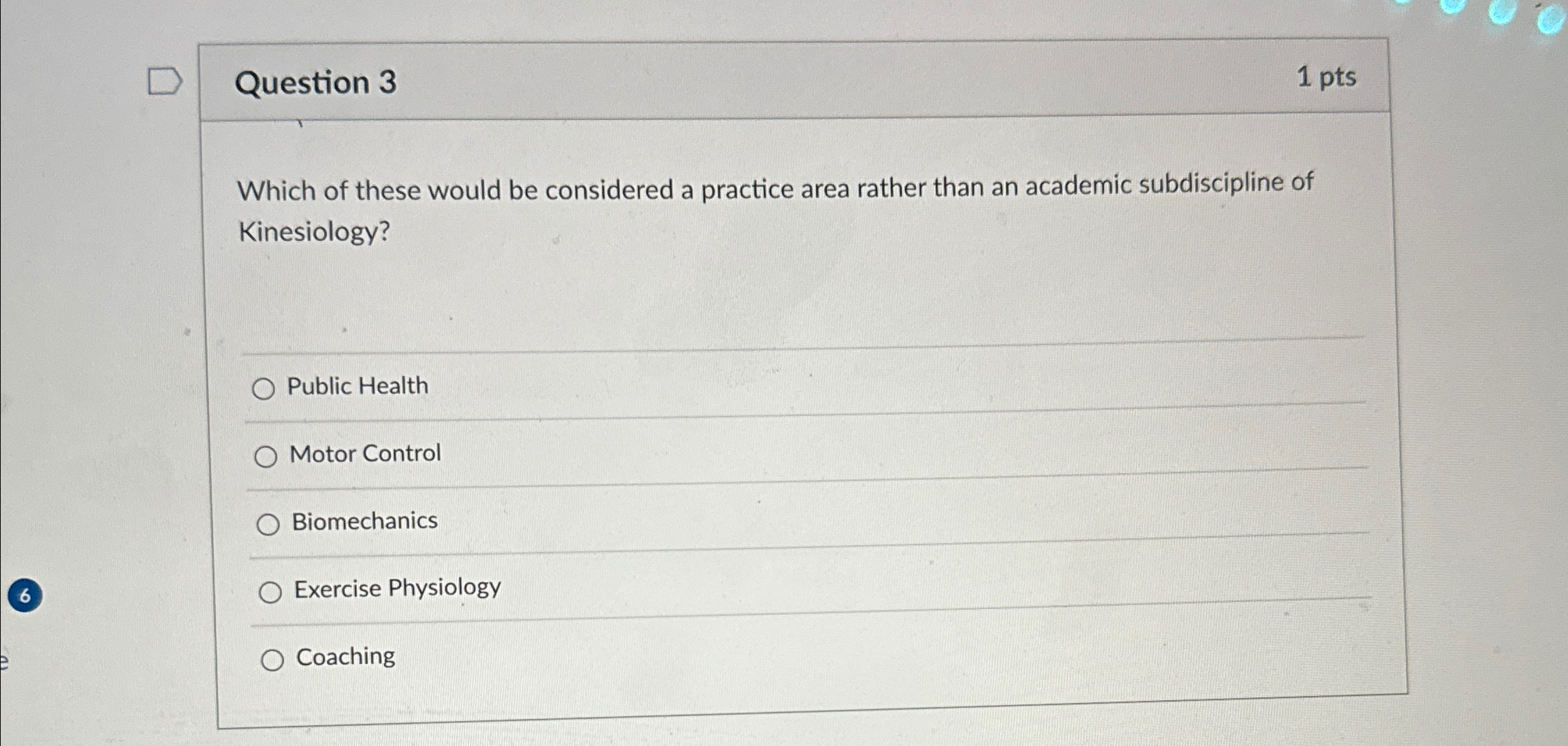 Solved Question 31 ﻿ptsWhich of these would be considered a | Chegg.com