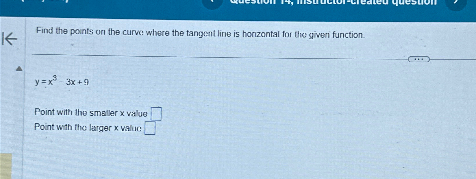 Solved Find the points on the curve where the tangent line | Chegg.com