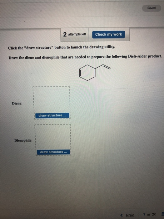 Solved Saved 2 attempts left Check my work Click the "draw | Chegg.com