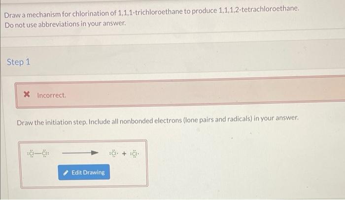 Solved Draw a mechanism for chlorination of chloroform to | Chegg.com