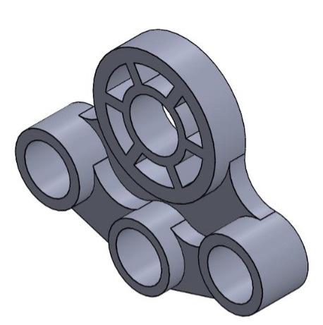 Please create 3D model of part in Solidworks, with | Chegg.com