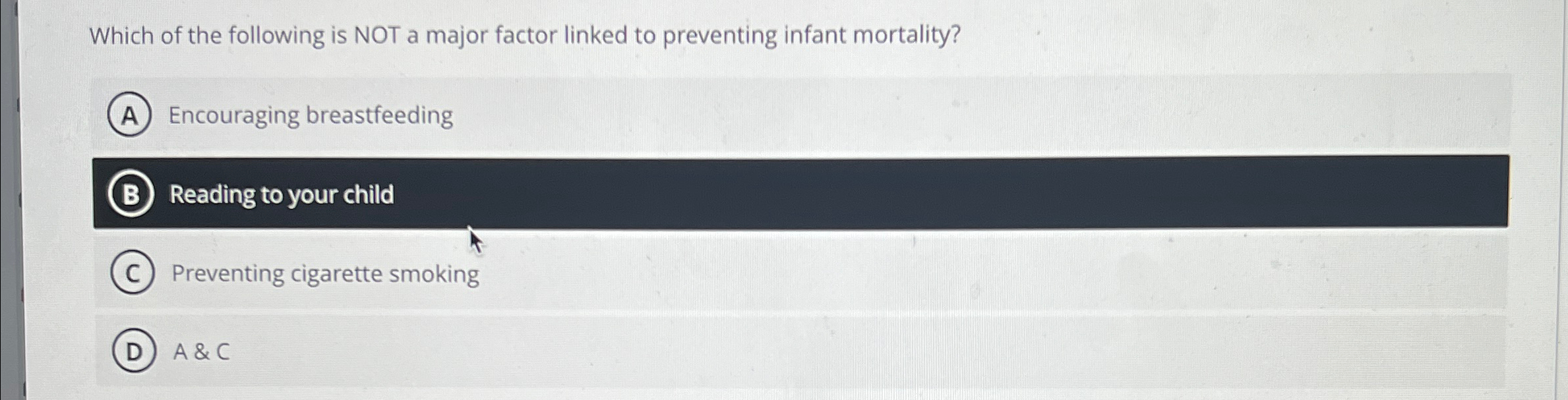 Solved Which of the following is NOT a major factor linked | Chegg.com