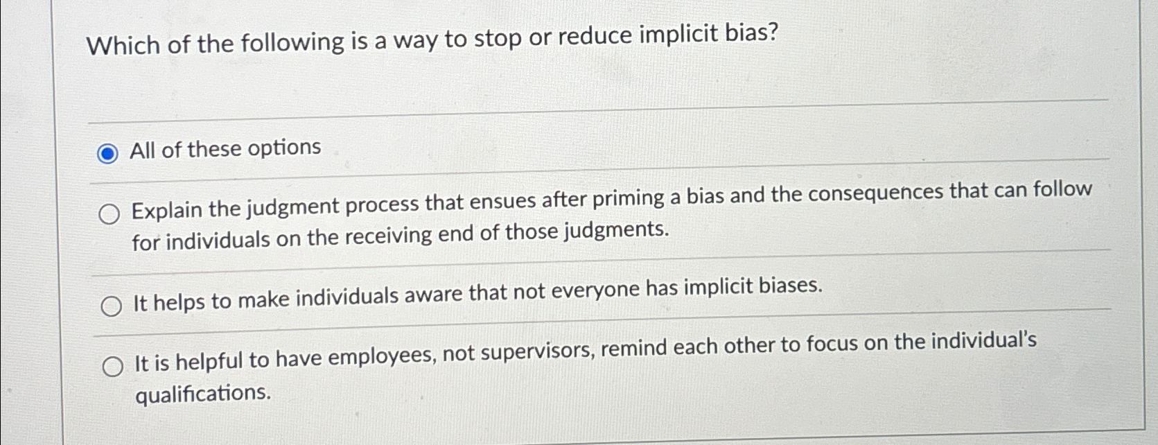 Solved Which of the following is a way to stop or reduce | Chegg.com