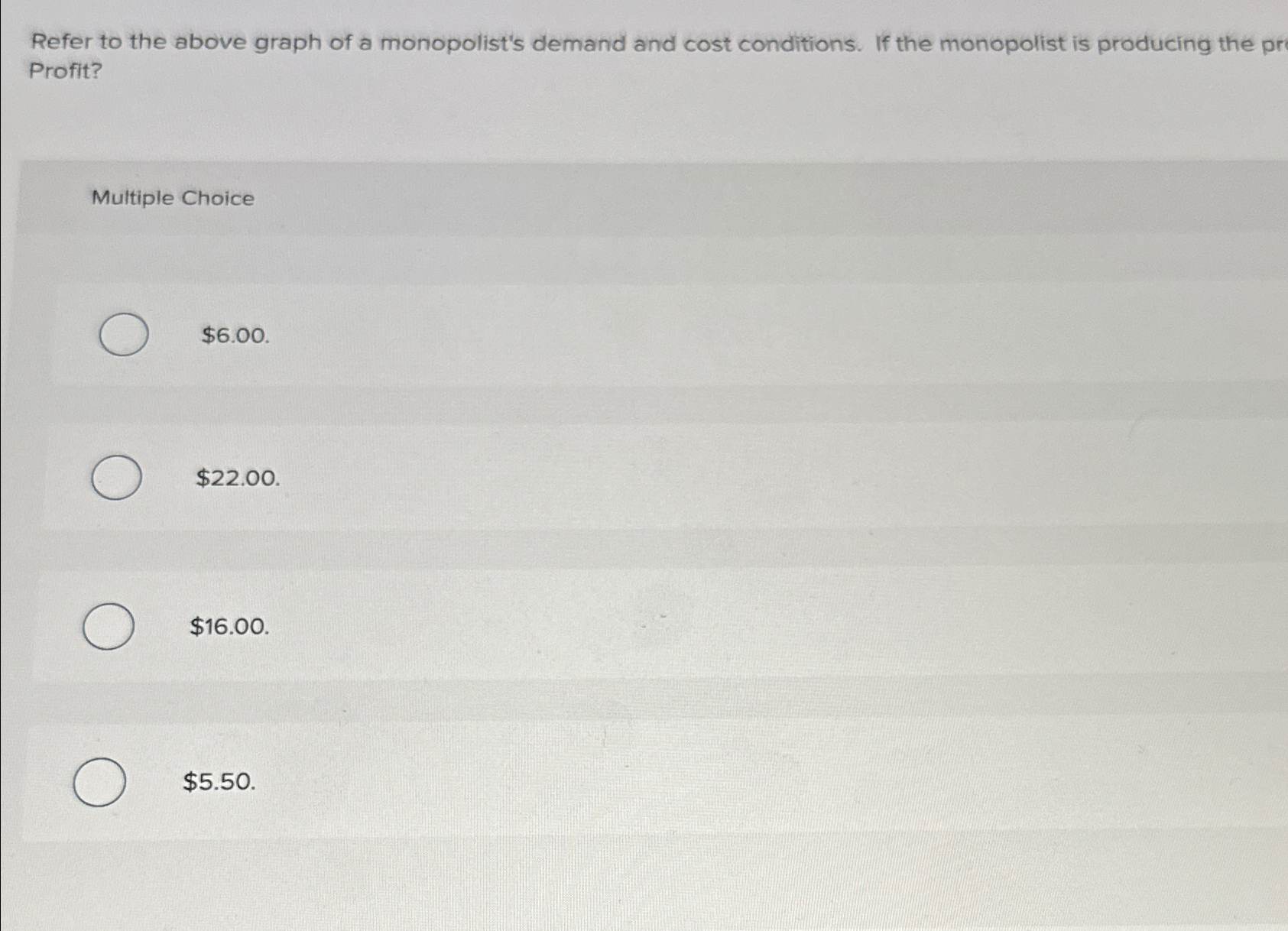 Solved Refer to the above graph of a monopolist's demand and | Chegg.com