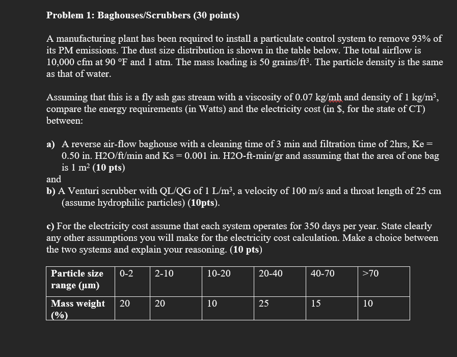 Solved answer all parts to this problem please Problem 1: | Chegg.com