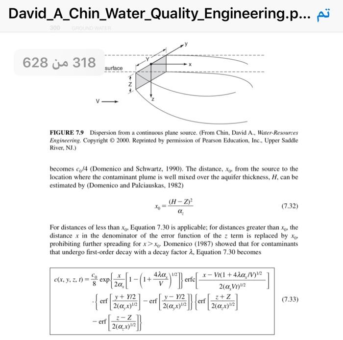 Solved derive equation 7.33 | Chegg.com Solved derive equation 7.33 | Chegg.com