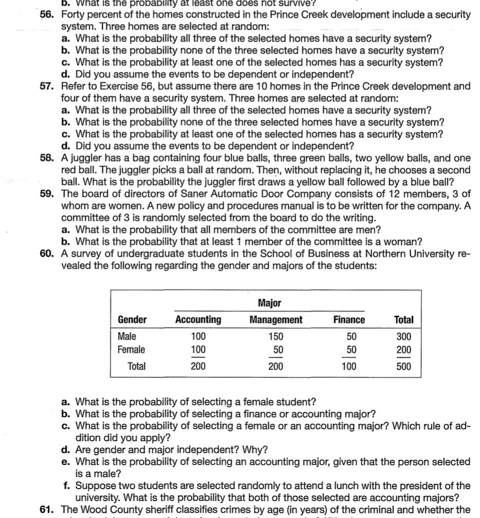 Solved b. What is the probability at least one does not | Chegg.com