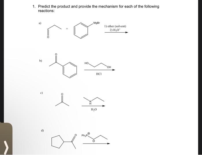 Solved 2. Draw the structure or predict the name of the | Chegg.com